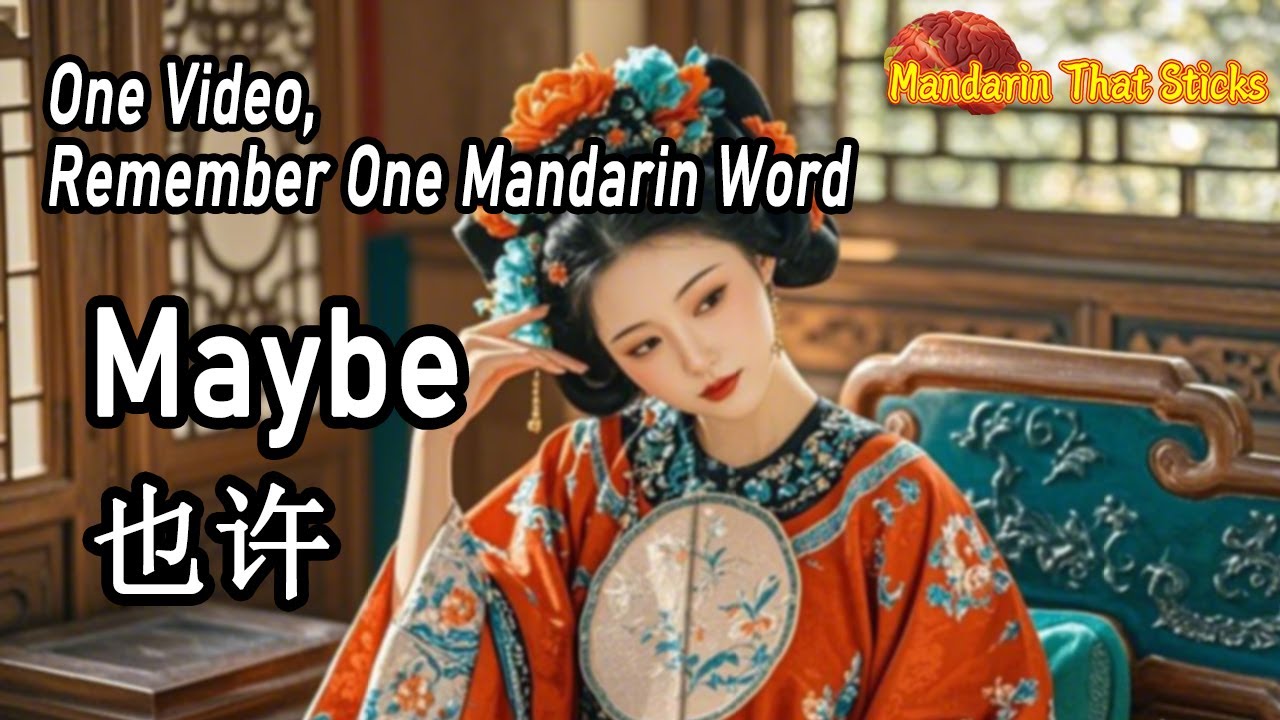 One Video, Remember One Mandarin Word | Maybe（也许）| The Easiest Way to ...