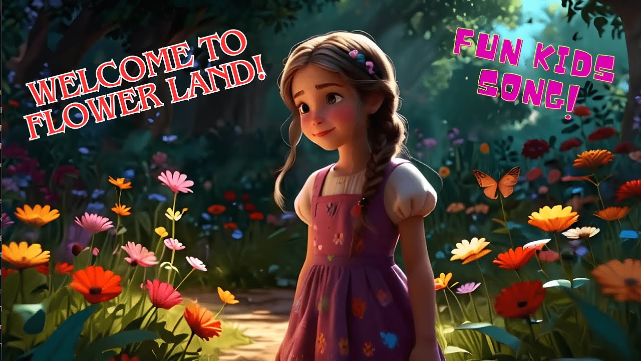 🌸 Welcome to Flower Land! 🌼 A Fun Kids Song - YouTube
