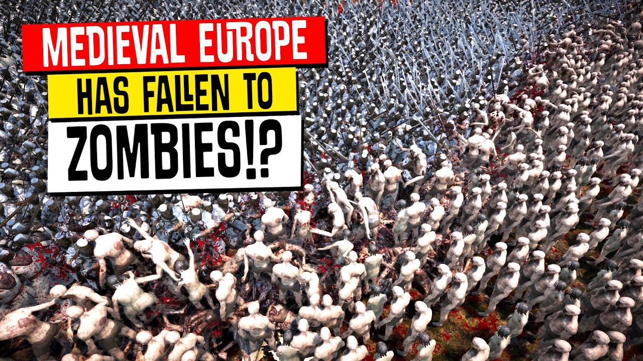 Can a Medieval EUROPE Army survive 1.2 MILLION ZOMBIES? - YouTube
