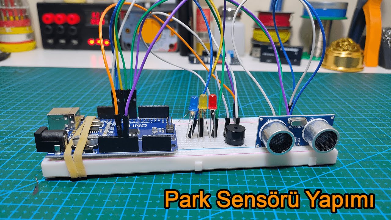 Arduino İle Park Sensörü Yapımı Hc Sr04 Youtube