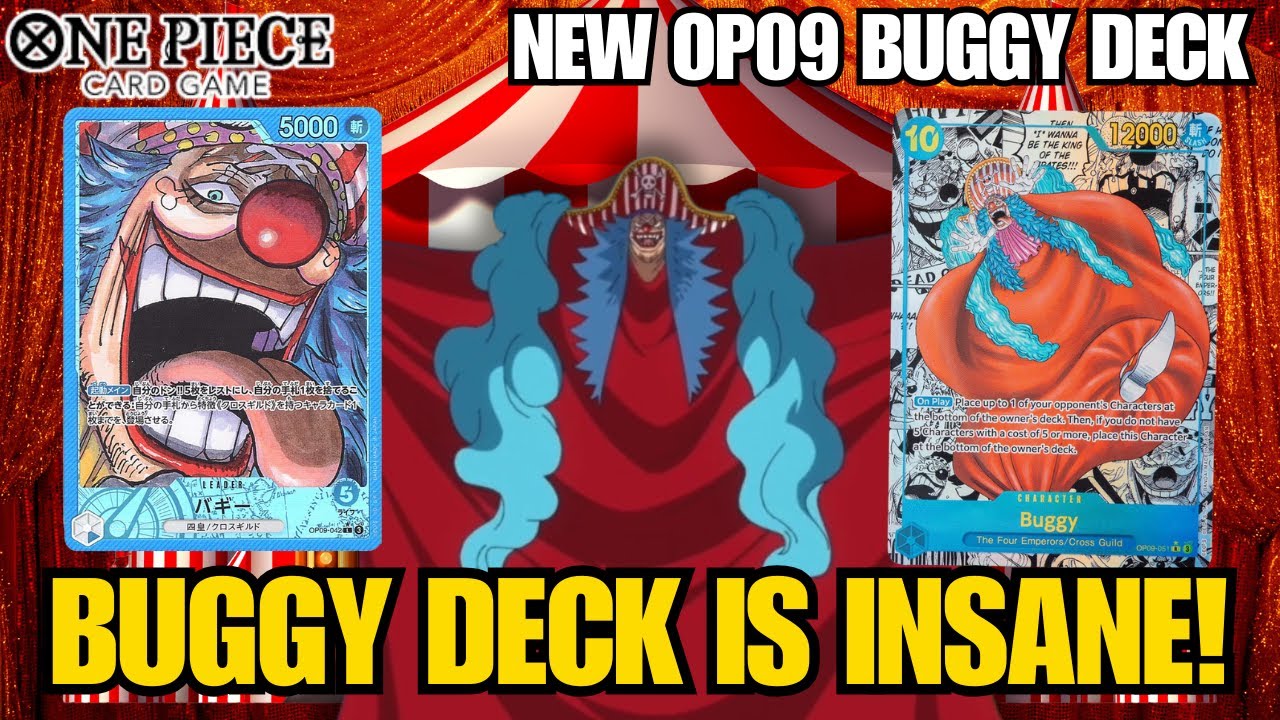 NEW Buggy Leader Deck Profile | OP09 Buggy Support is INSANE! | One ...