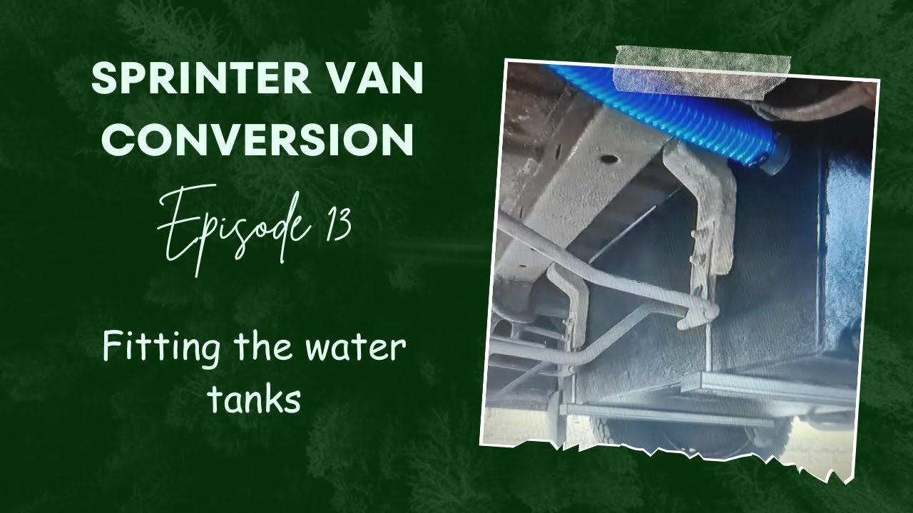 We start to install the water system into the van conversion. - YouTube