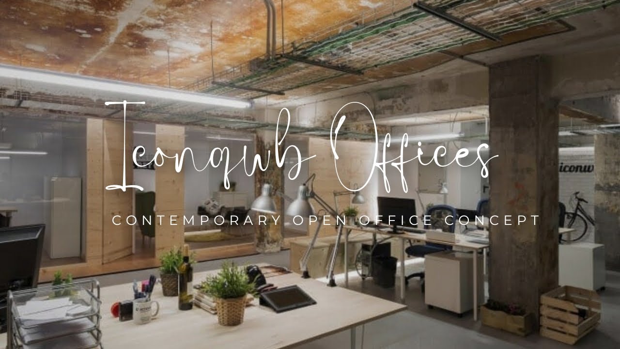 Contemporary Open Office Concept from Old Billiard Space remodel by NAN ...