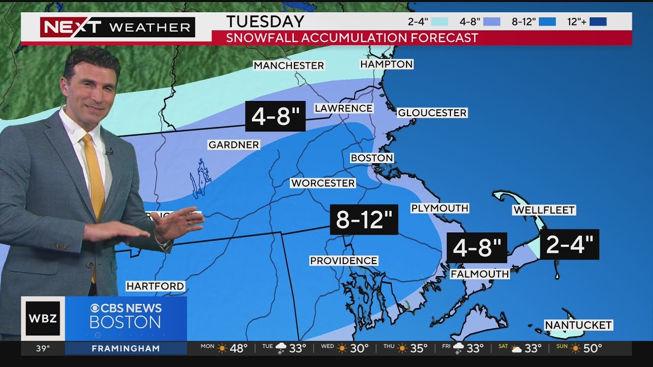 Next Weather: WBZ weather forecast - YouTube