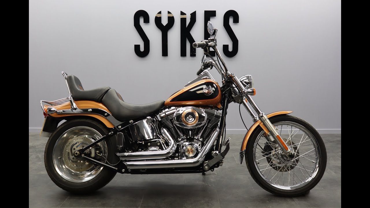 2008 Harley-Davidson FXST Softail Custom 105th Anniversary - YouTube