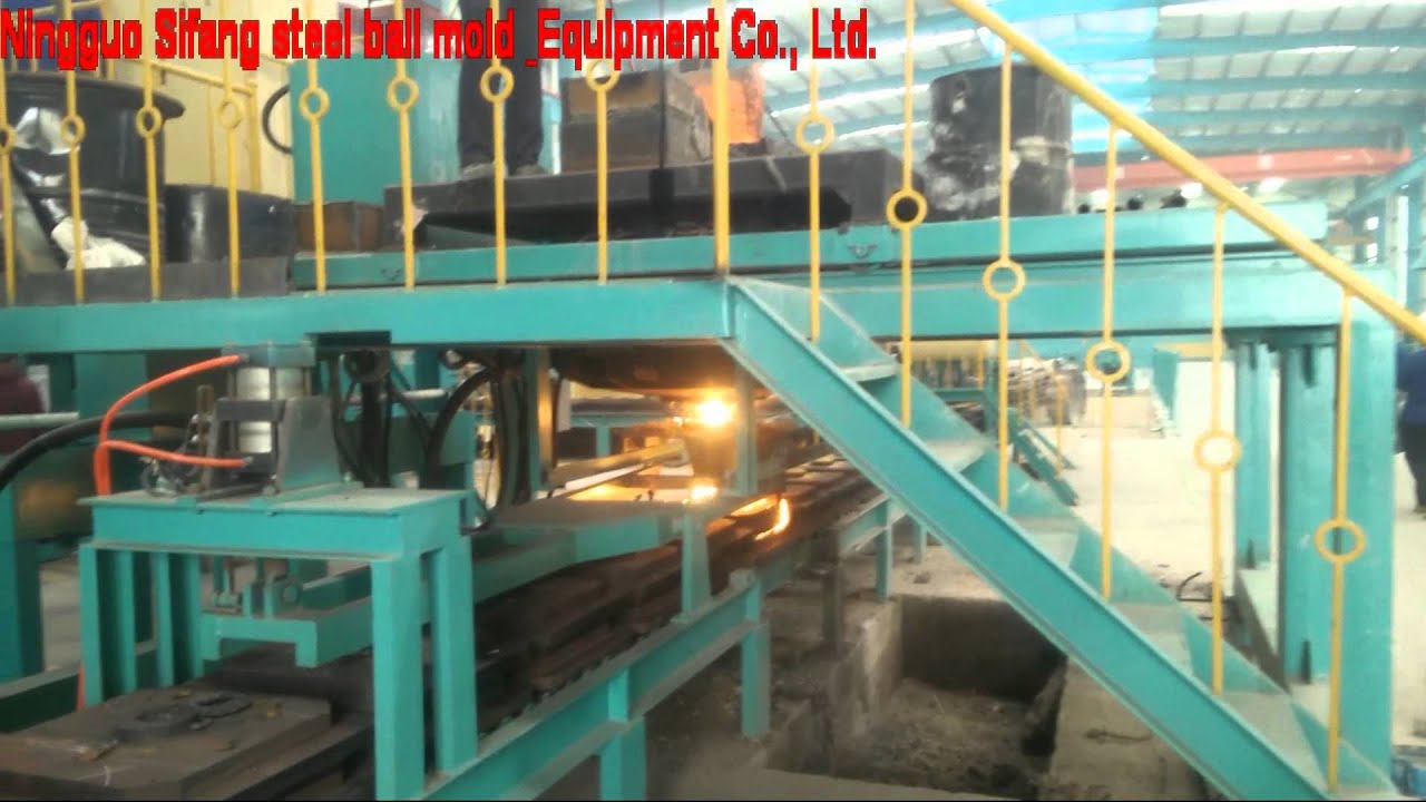 Machine to produce grinding mill balls, high chrome balls, casting ...