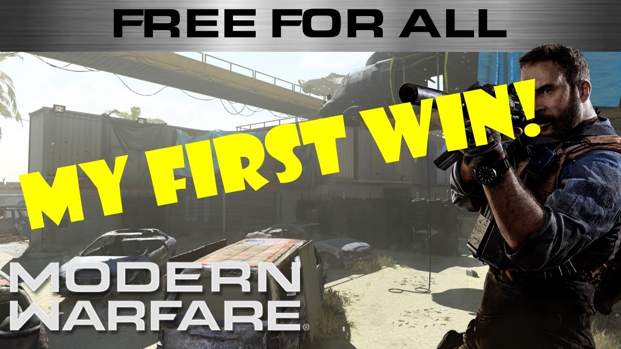 My First Free For All Win! Call of Duty: Modern Warfare - YouTube