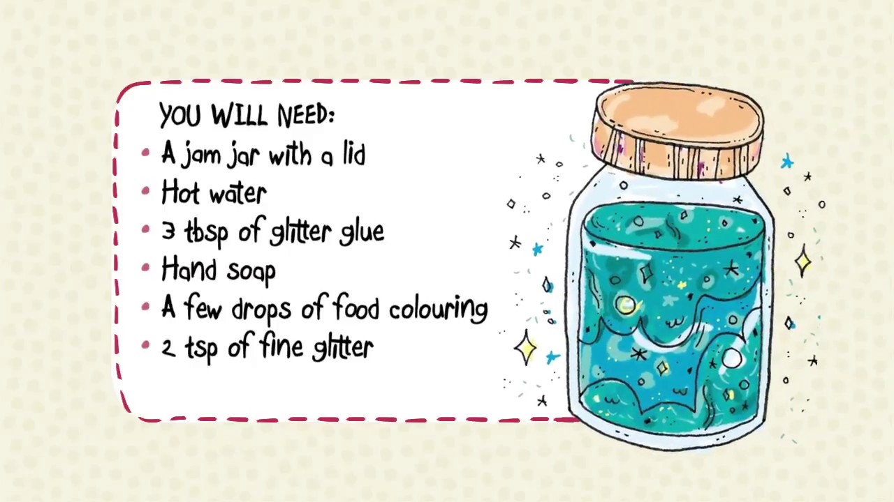 How to make a calm down jar - YouTube