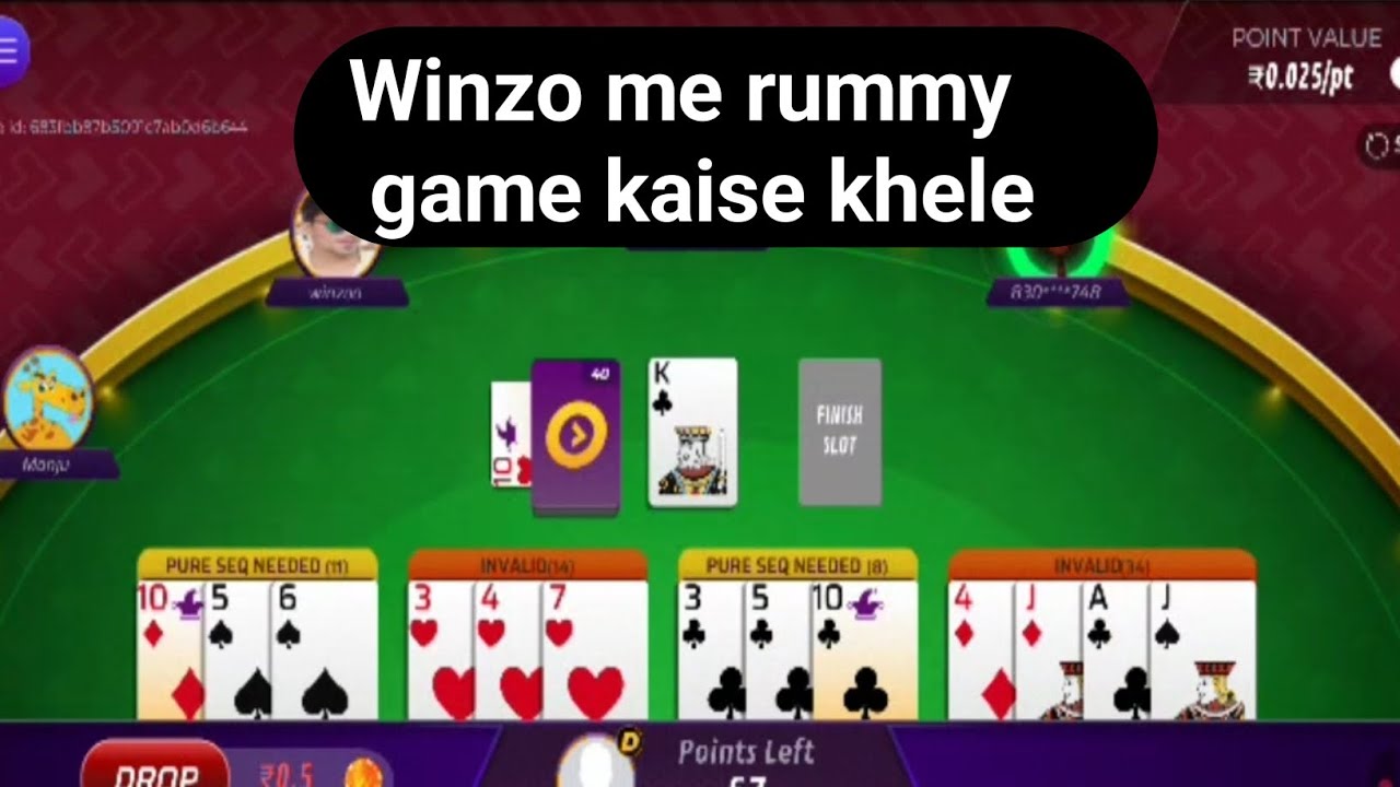 Winzo me rummy kaise khele 2025 | Winzo me rummy kaise khele | Winzo me ...