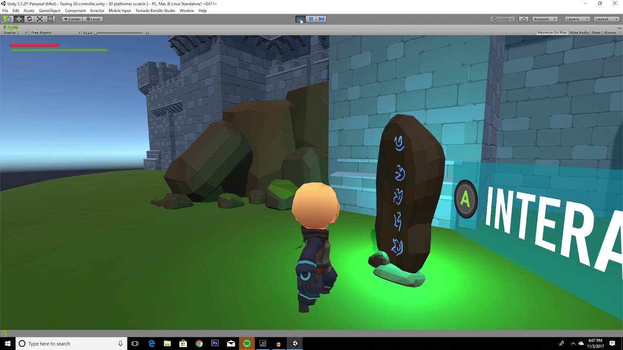 Indie Project Sneak Peak! 3D Platformer using Unity! - YouTube