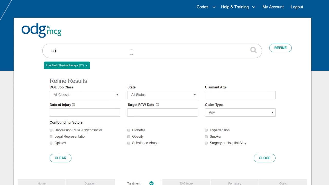 ODG by MCG Treatment Guidelines - YouTube