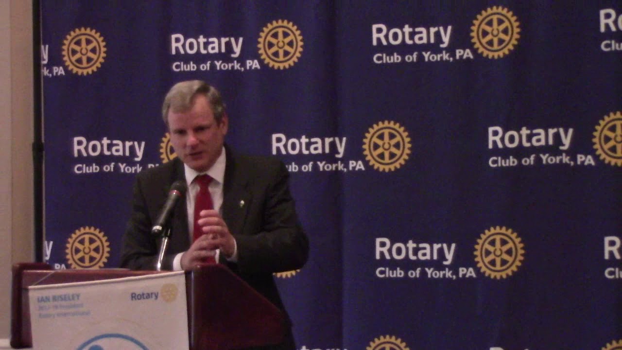 York City Mayor, Michael Helfrich,Rotary Club of York PA,Meeting,5/30 ...