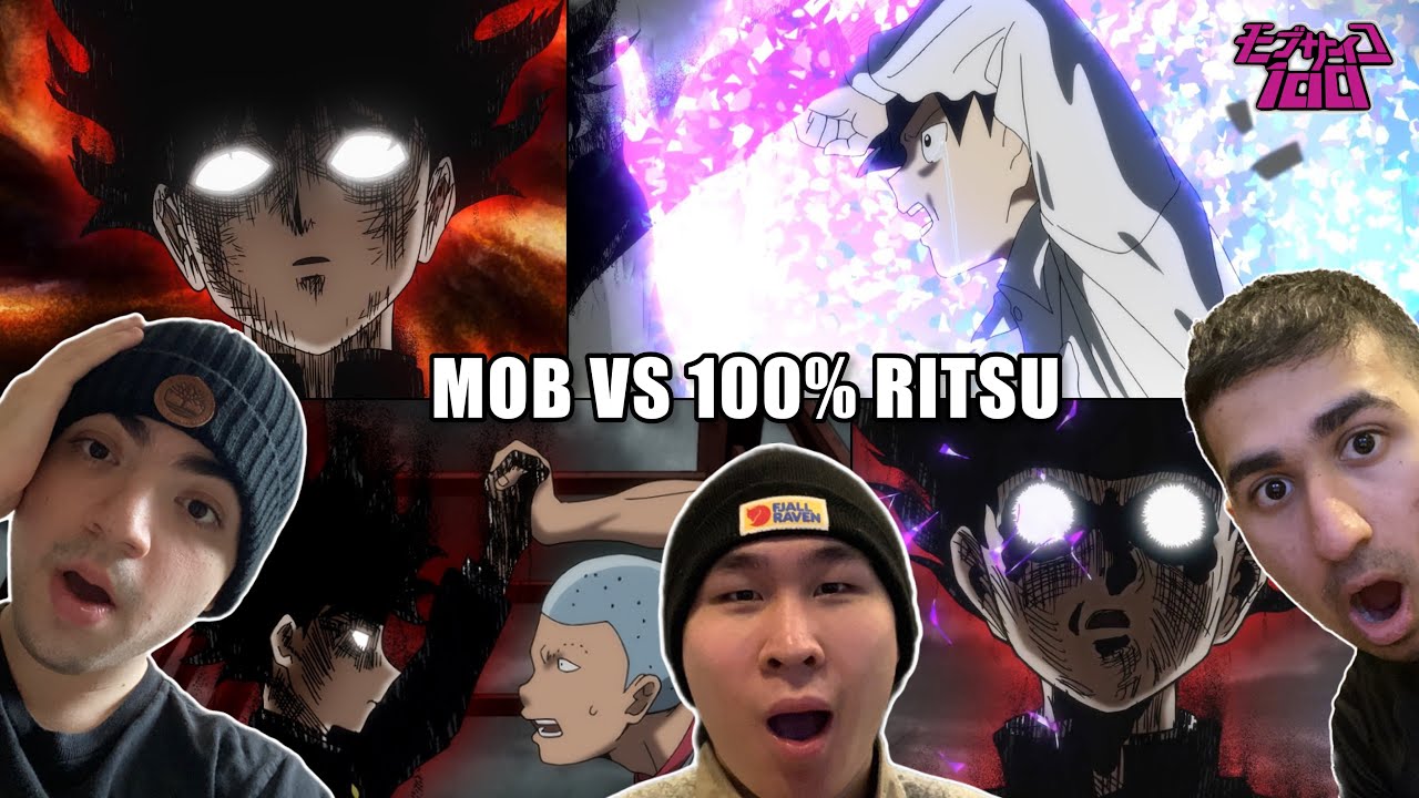 MOB VS RITSU! | MOB PSYCHO 100 SEASON 3 EPISODE 11 REACTION - YouTube