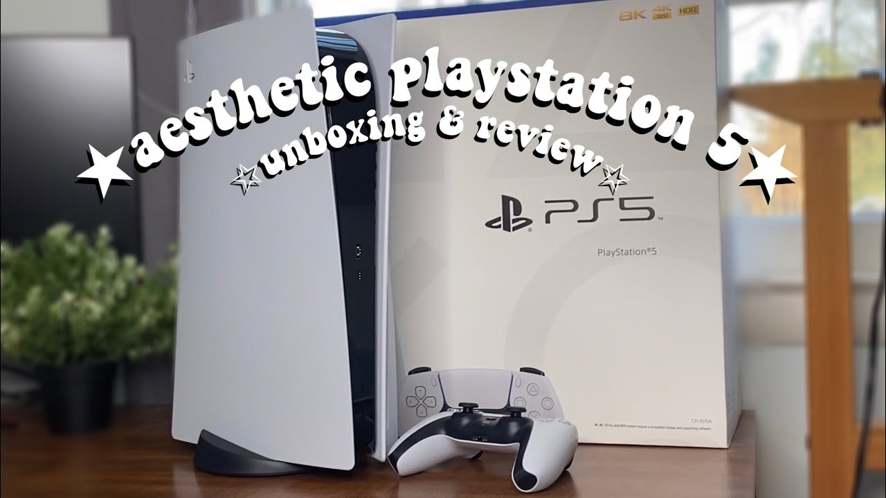 aesthetic playstation 5 unboxing *ps5* - YouTube