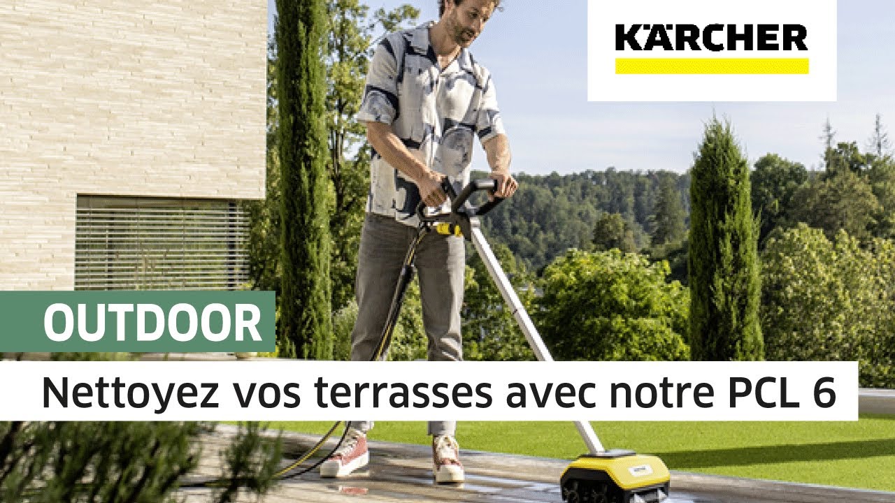 Nettoyez vos terrasses avec le PCL 6 | Kärcher - YouTube