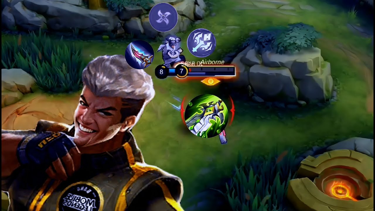 Roaming Chou with Full Burst Build! Very high damage with dire hit ...
