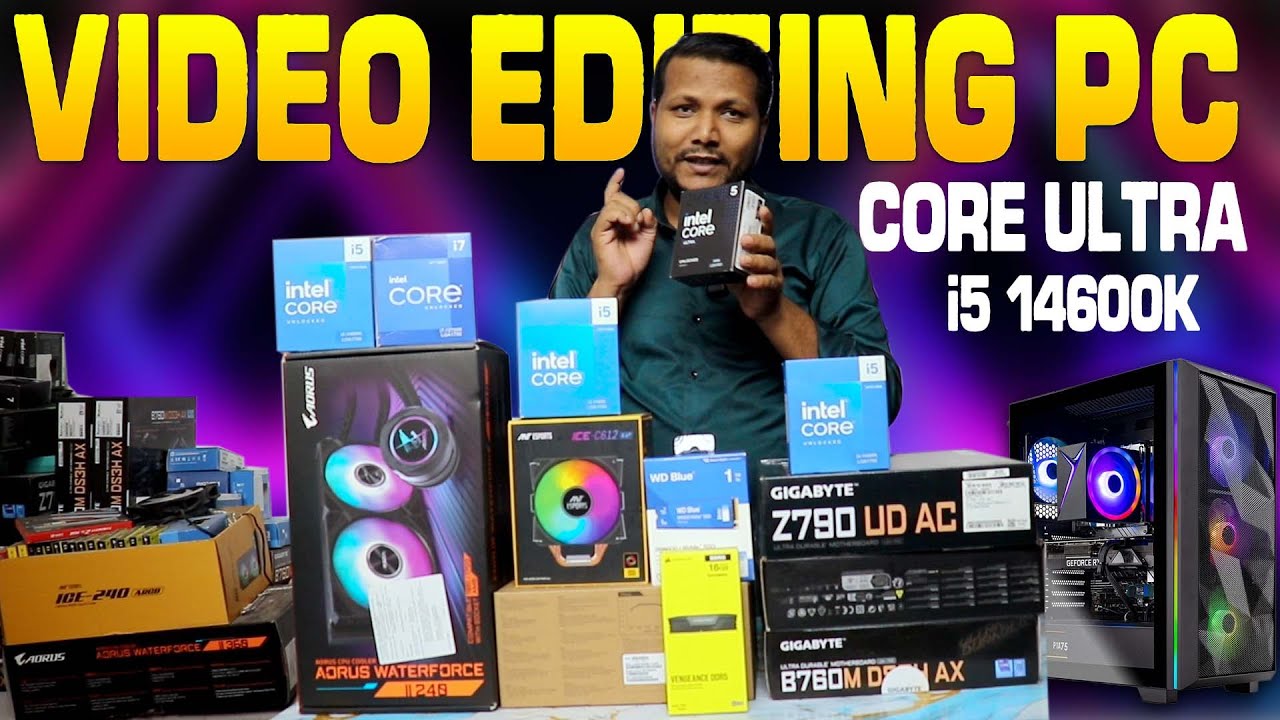 intel core ultra | i5 14600k Z790 gigabyte | Z890 auros pc build | 4k ...