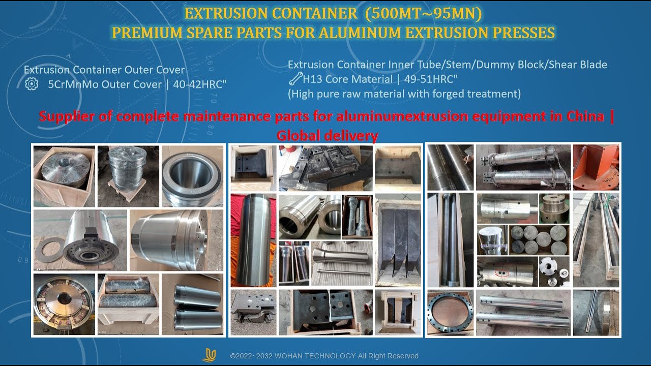 Comprehensive Spare Parts for Aluminum Extrusion Equipment # ...