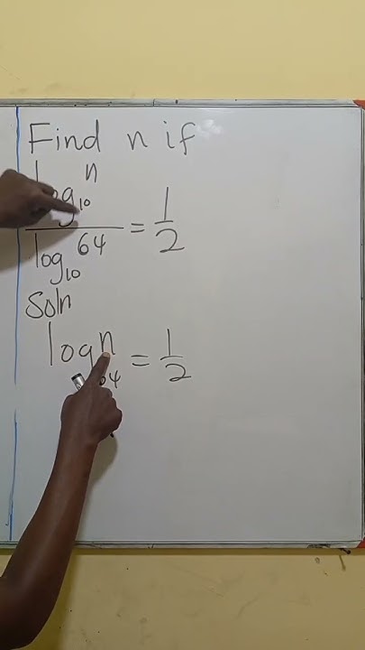 How to solve logarithms equation using the change of base approach #maths #viralvideo - YouTube