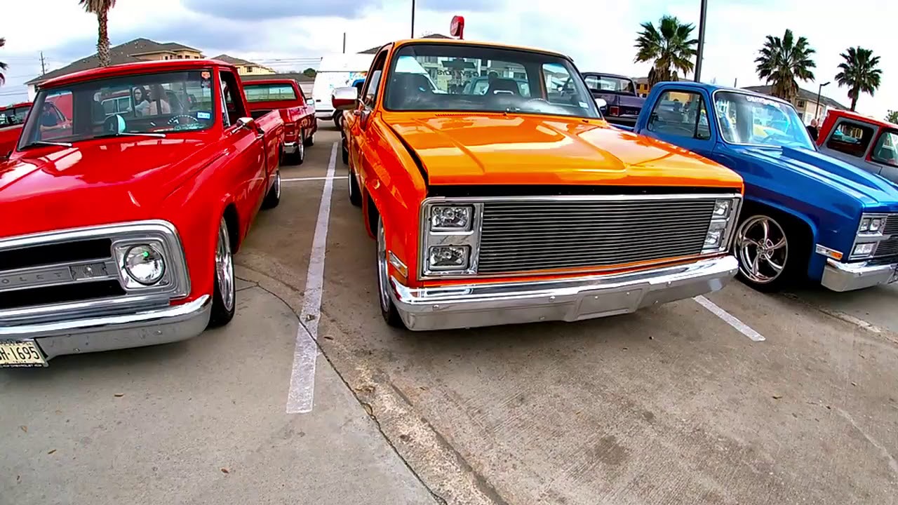 CHEVY BOYS OF HOUSTON ,C10,Gbody,Bbody vent @ Checkers 2019 - YouTube