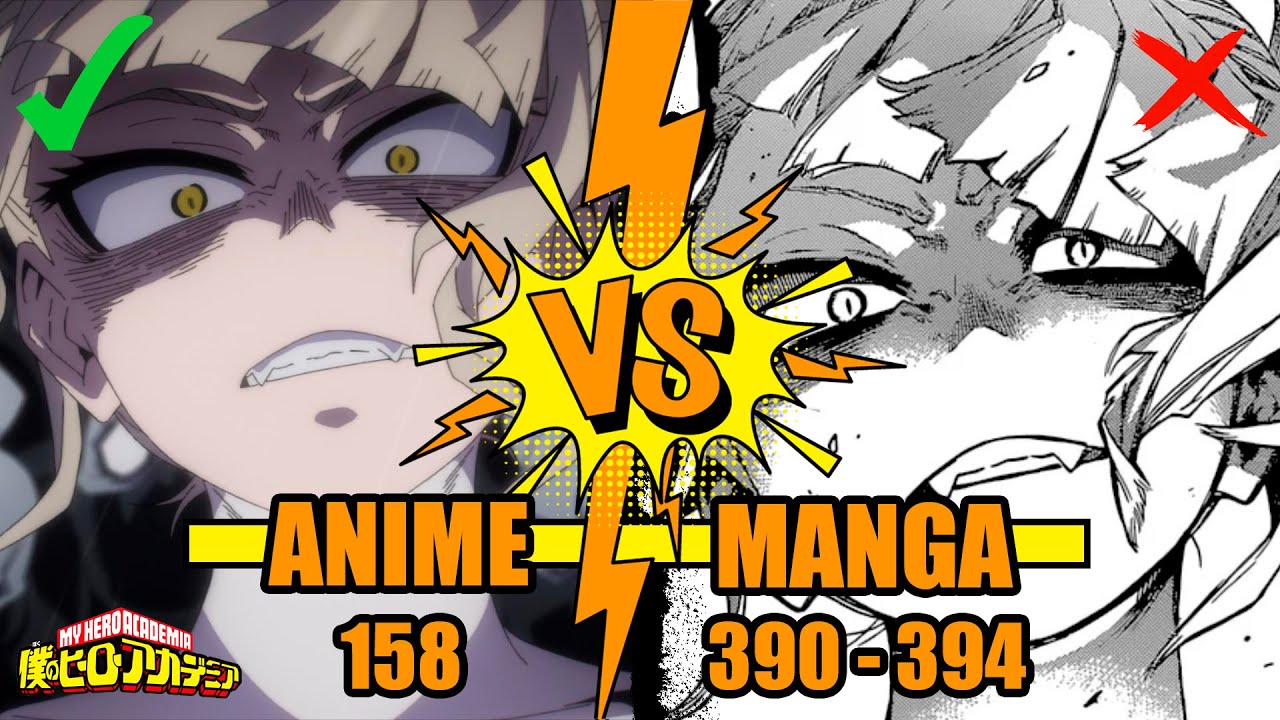 "Ochako Uraraka VS Himiko toga" | Anime VS Manga | MHA S7 | Ep 158 ...