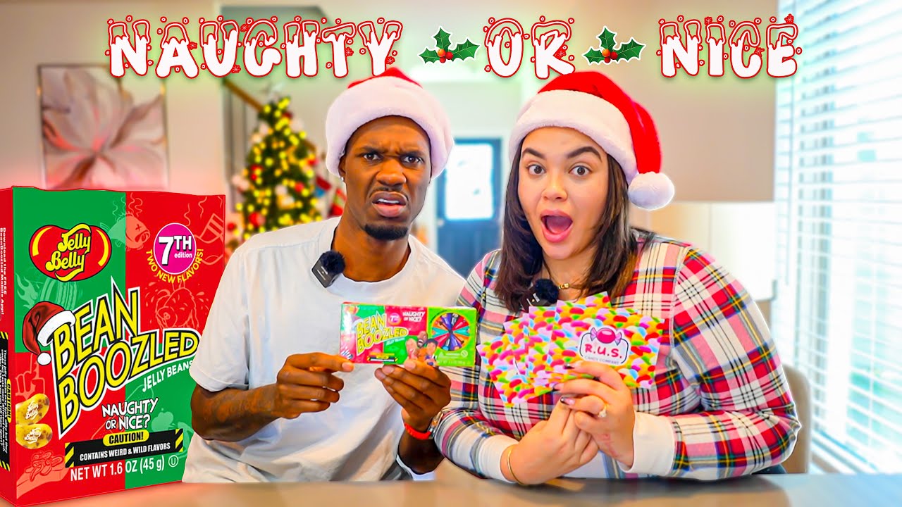 Bean Boozled: CHRISTMAS EDITION - Naughty or Nice? - YouTube