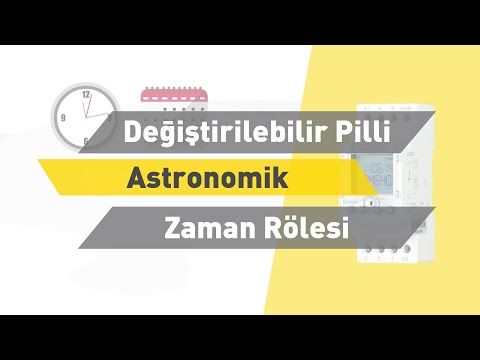 ENTES Astronomik Zaman Rölesi - Değiştirilebilir Pilli