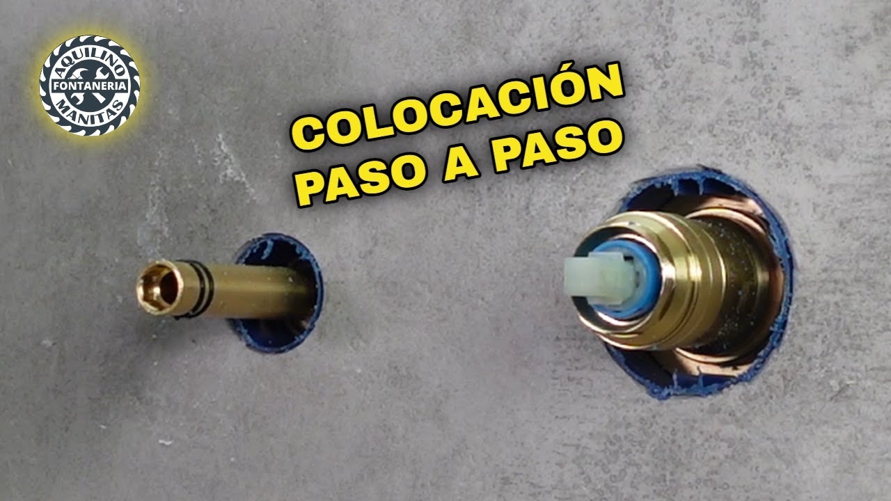 Como INSTALAR un GRIFO de LAVABO EMPOTRADO. - YouTube