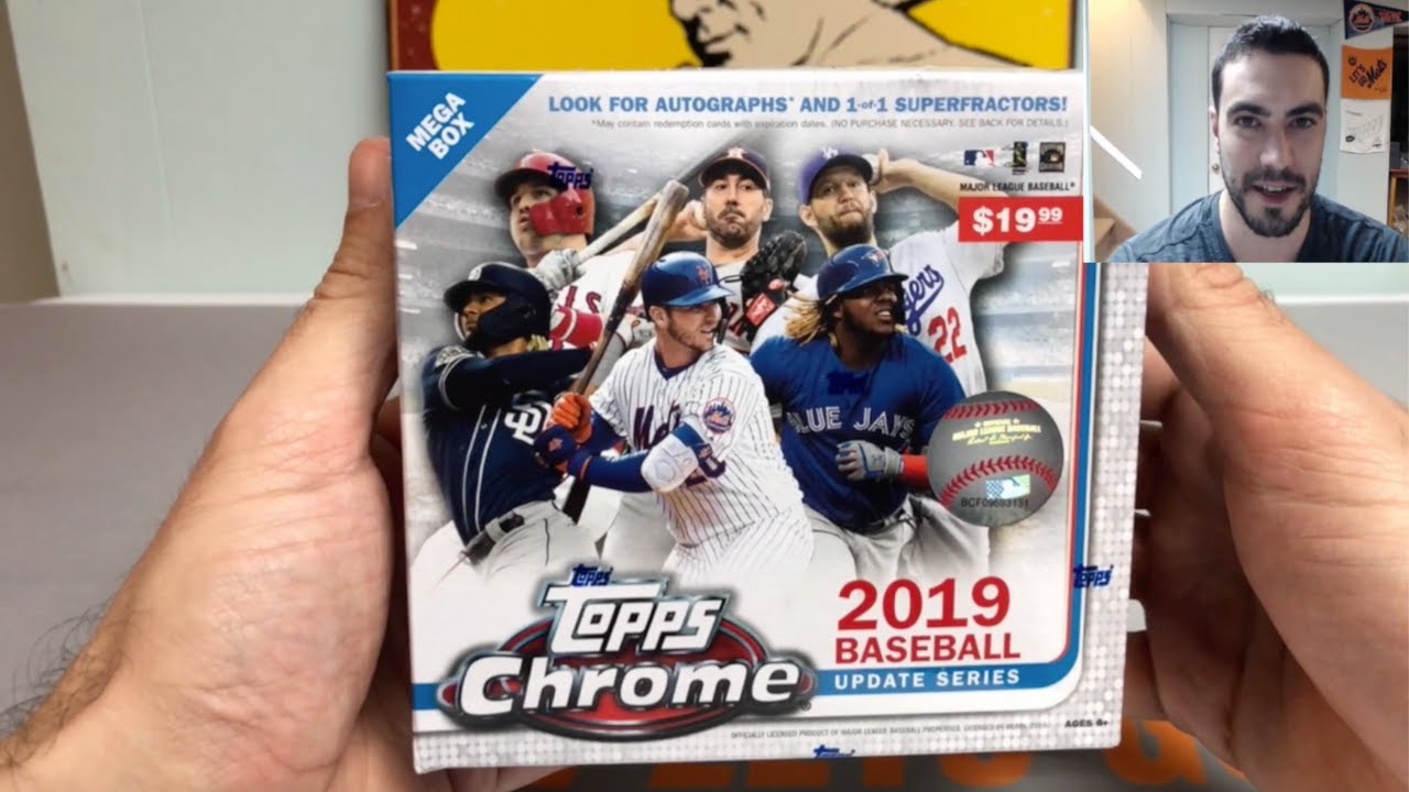 2019 Topps Chrome Update Mega Box - A Family Thing!!! - YouTube