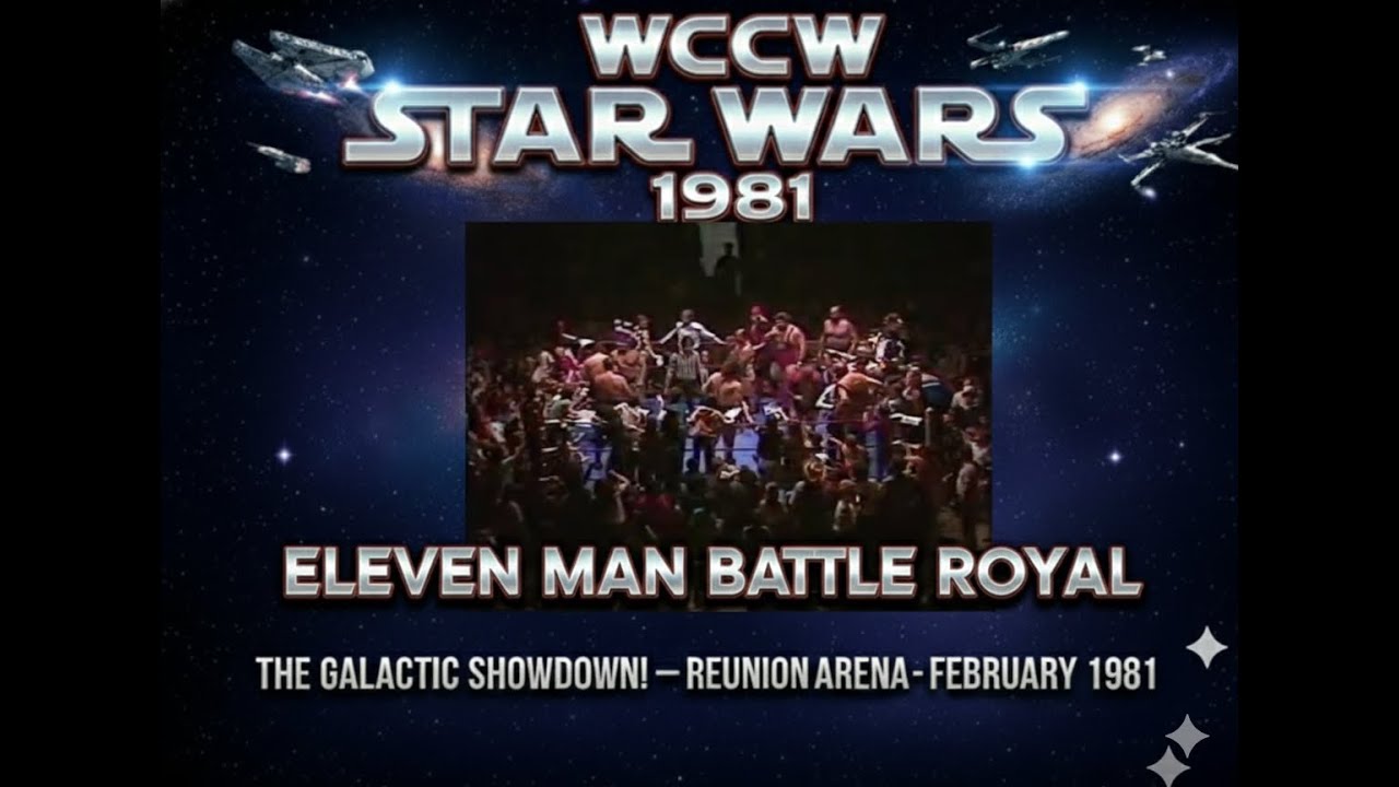 WCCW Star Wars 1981 - Eleven Man Battle Royal - YouTube