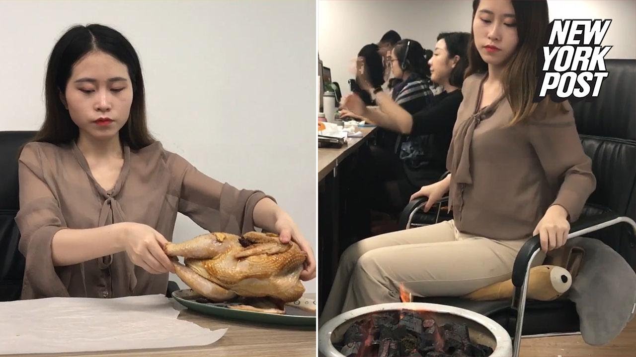 Cooking Employee Desk At Work