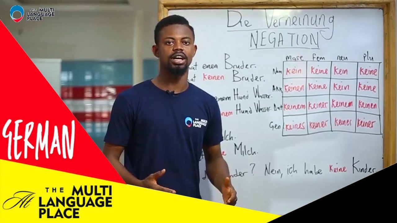 Die Verneinung 5 (Negation 5) | GERMAN LESSONS 87 - YouTube