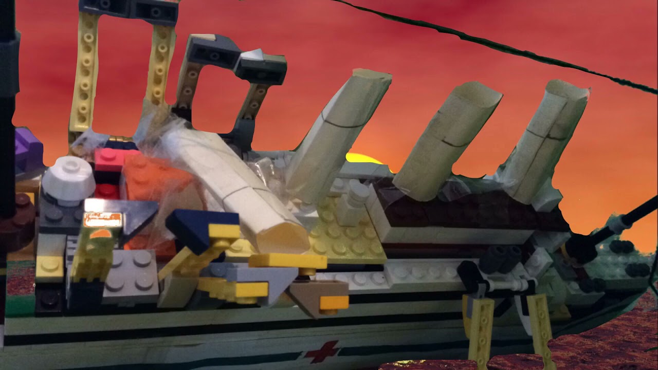 Lego HMHS Britannic sinking Part 2 - YouTube