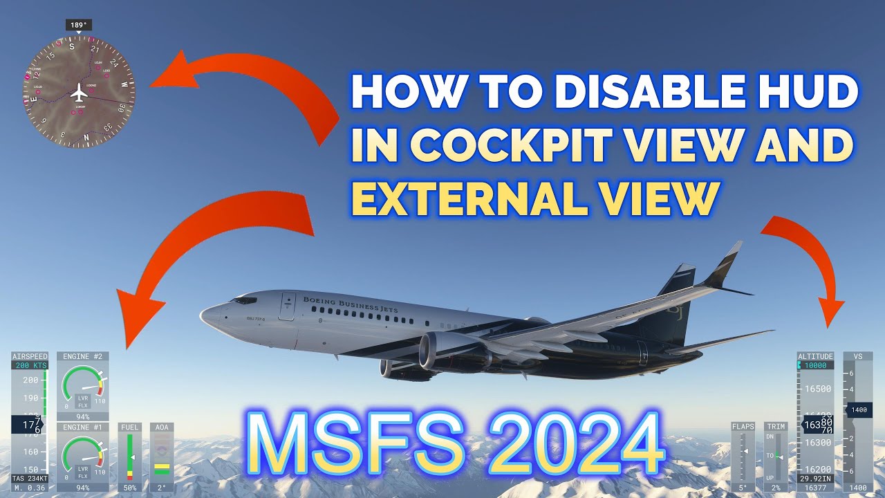 Disabling The Hud In MSFS 2024: A Step-by-step Guide ️ - YouTube