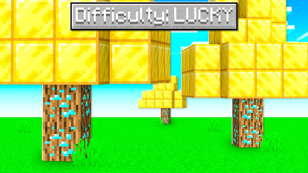 I Unlocked "LUCKY" MODE In Minecraft! - YouTube