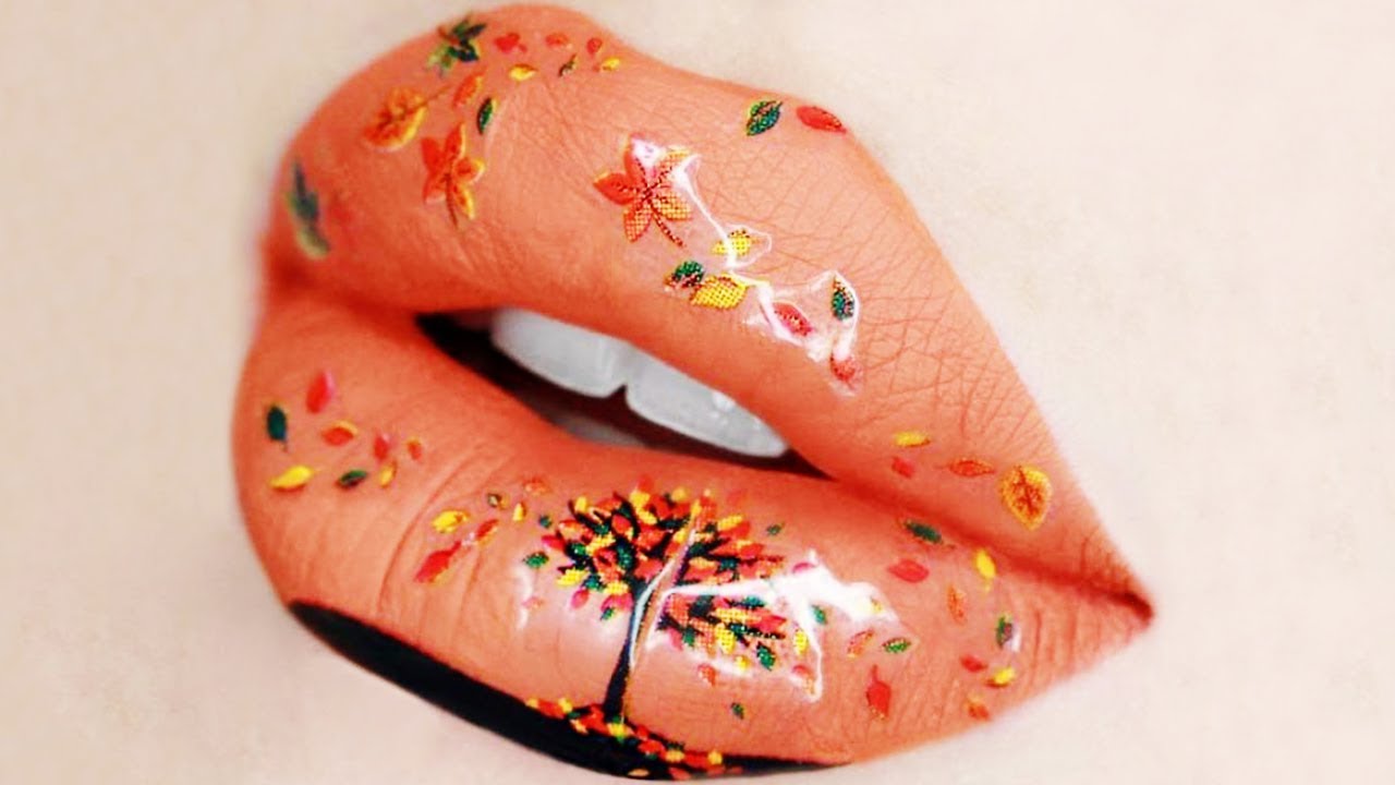 18 Easy Lipstick Tutorials to Apply - Amazing Lip Art Ideas - YouTube