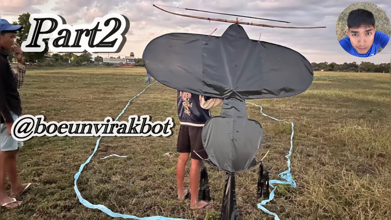 Fly kite meeting at countryside With all brothers [part2] #kitevlogs ...