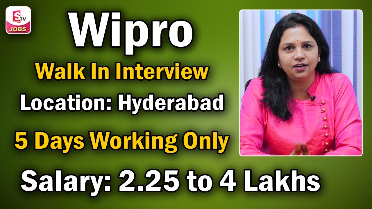 Wipro Recruitment 2022 | walk in interview At Wipro | Latest Job ...