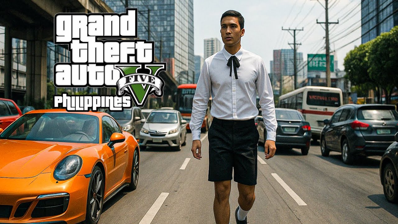 GTA 5 gameplay in the Philippines - Reimagined by AI #klingai #gta5 # ...