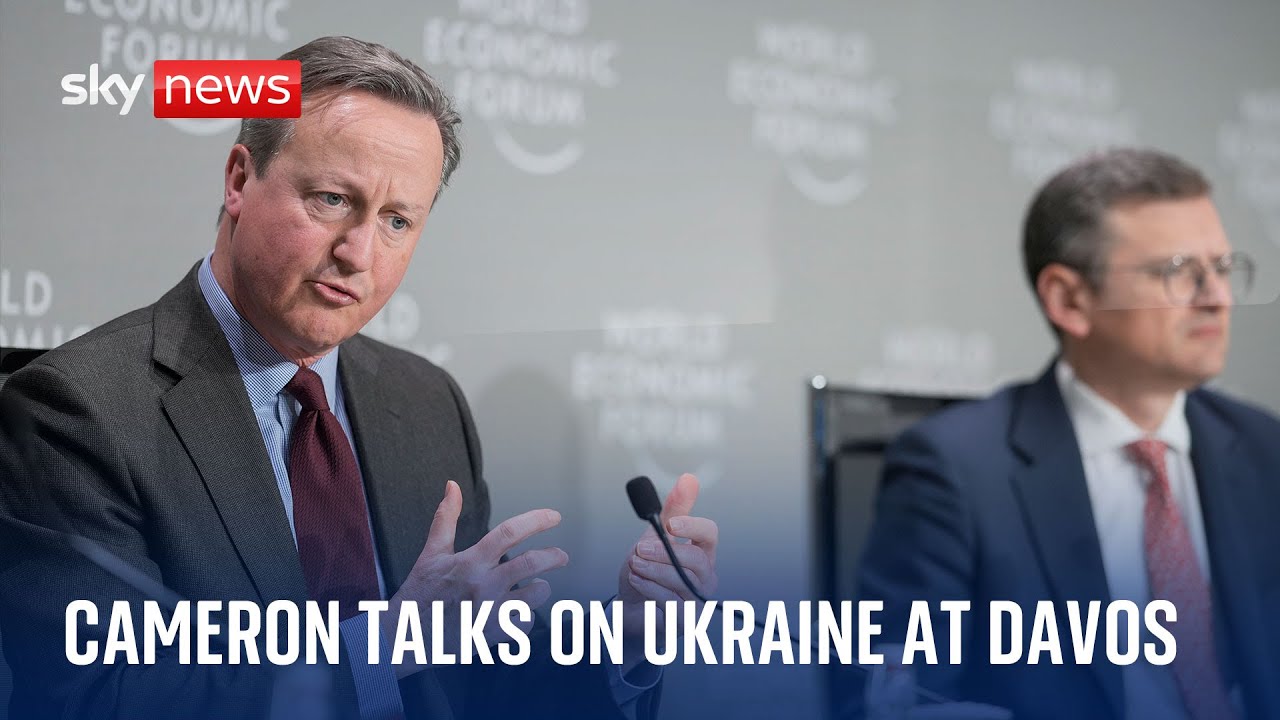 UK Foreign Sec David Cameron and Ukraine FM Dmytro Kuleba discuss the ...