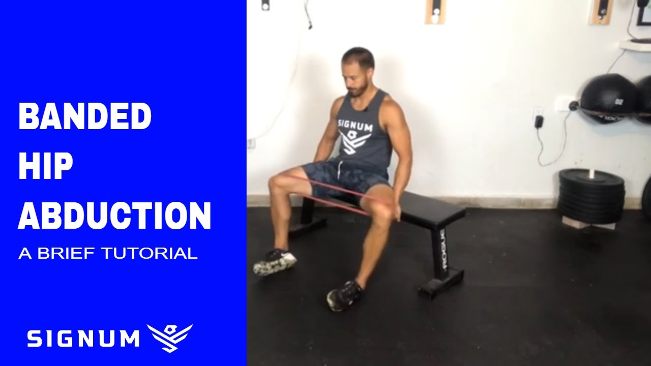 Banded Hip Abduction | A Tutorial - YouTube