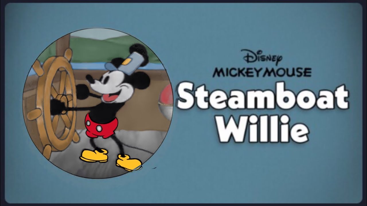 Mickey Mouse: Steamboat Willie Whistle in COLOR (Part 2) - YouTube