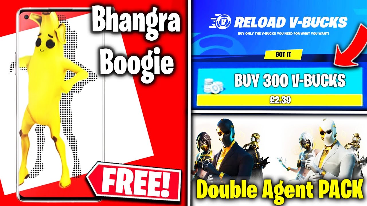 *NEW* Fortnite Update | FREE Bhangra Boogie Emote, Double Agent Pack ...