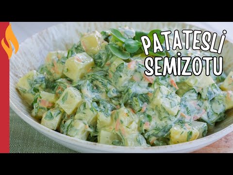 Patatesli Semizotu Salatası 😋 Favori Yaz Salatası Tarifi 💯