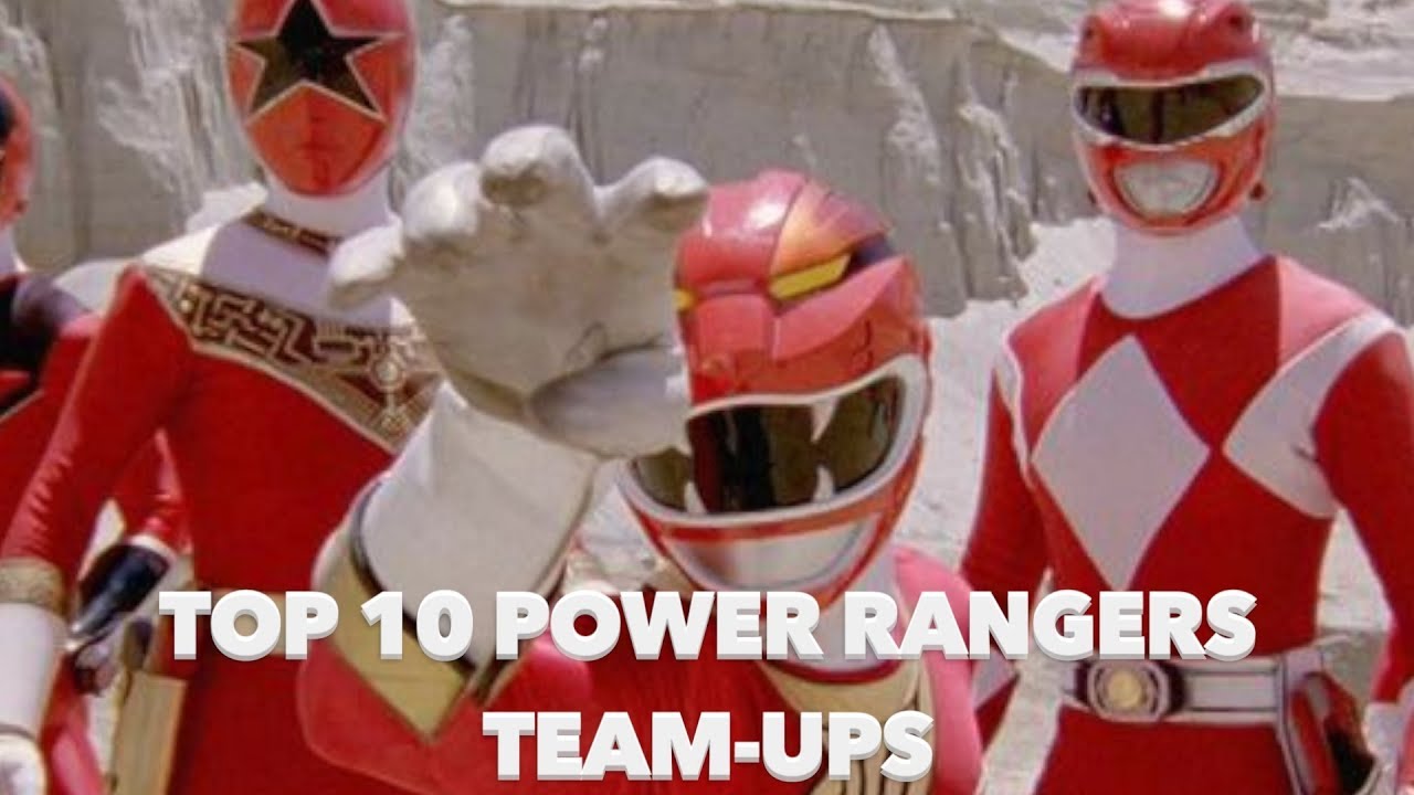 Top 10 Power Rangers Team-Ups - YouTube