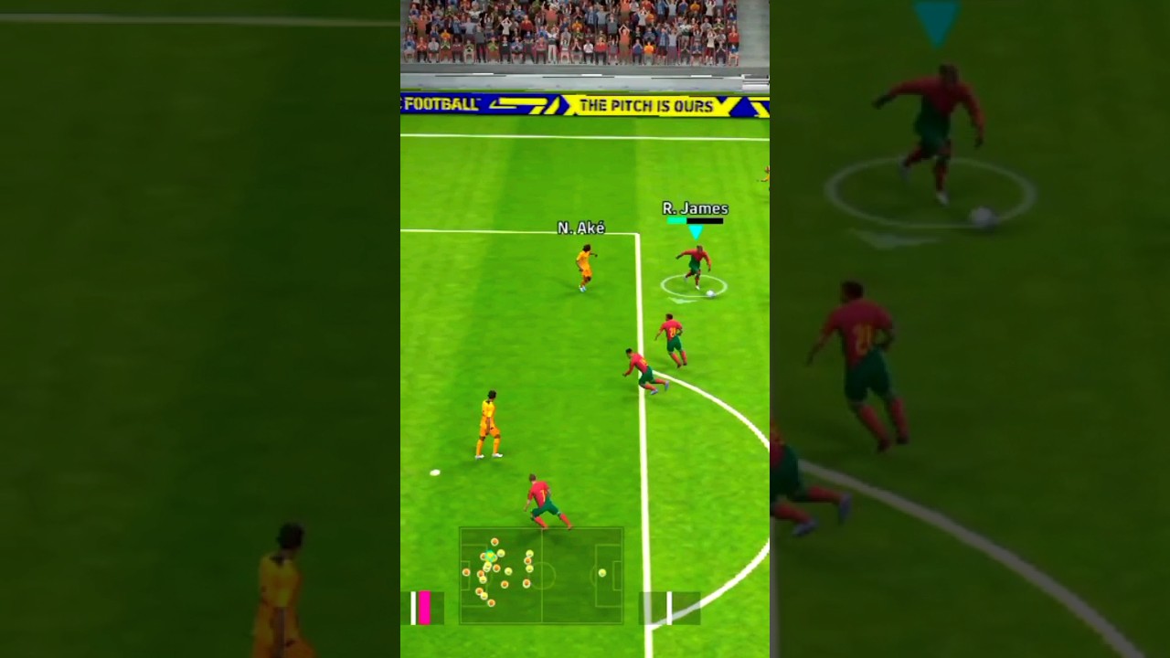 efootball long range goal😈 tutorial #shorts #pes #efootball #football # ...