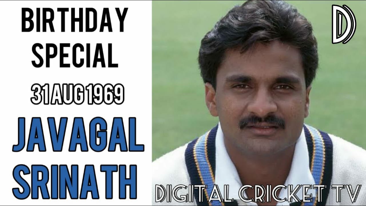 FORMER INDIAN CRICKETER FAST BOWLER / JAVAGAL SRINATH / BIRTHDAY ...