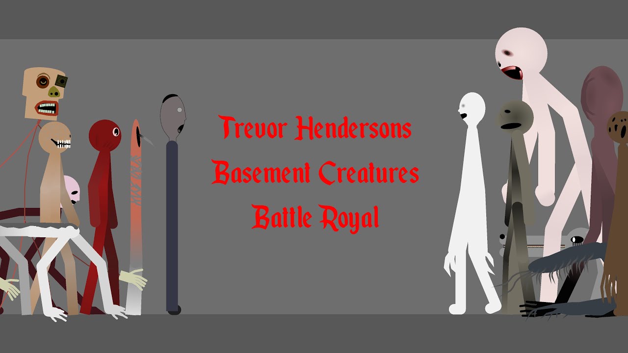 Trevor Henderson’s Basement Creatures Battle Royal - YouTube