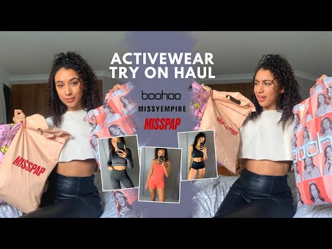 ACTIVEWEAR TRY ON HAUL|MISSY SPORT|BOOHOO|MISS PAP|MISSY EMPIRE| Bo+Tee Dupes? squat proof?|EDINAFIT