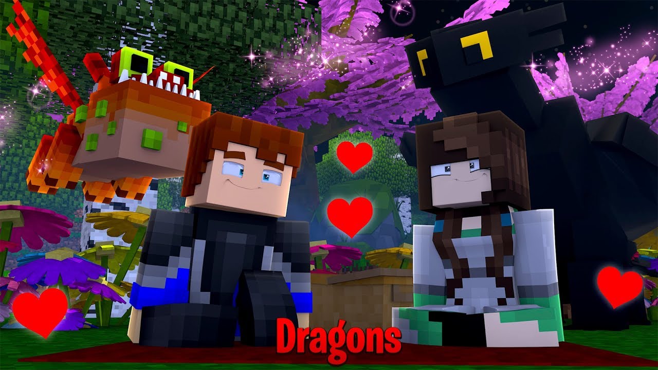 SETTING UP A SECRET DATE FOR SCUBA STEVE & BELLA! - Minecraft Dragons w/TinyTurtle - YouTube